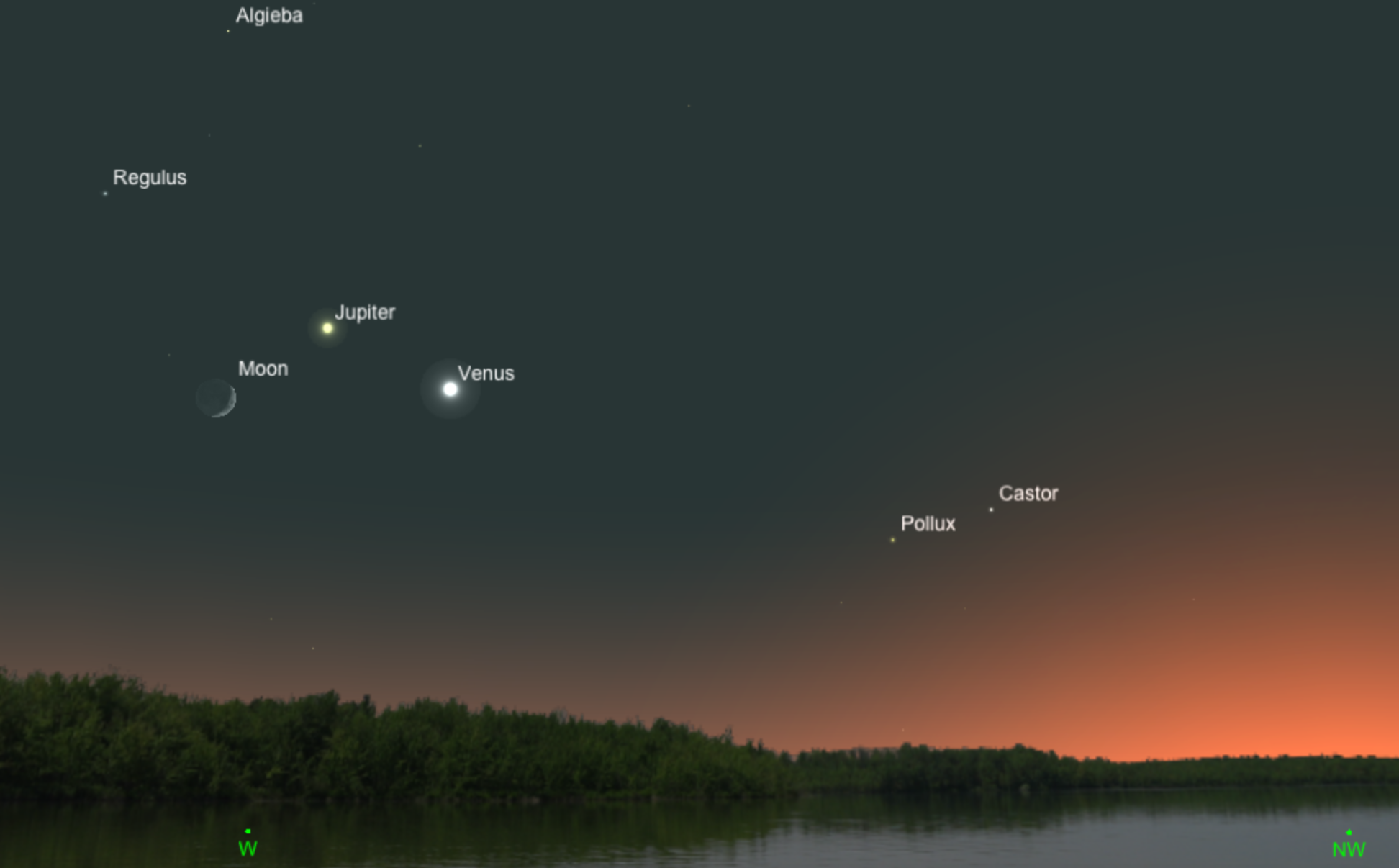 Venus, Jupiter, the Moon, and a Solstice - Cosmic Pursuits
