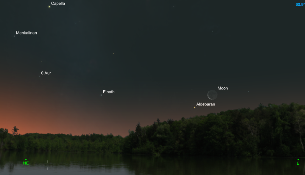 Weekend Stargazing: Crescent Moon and Clusters - Cosmic Pursuits