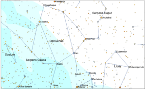 The Constellation Ophiuchus, the Serpent Bearer - Cosmic Pursuits