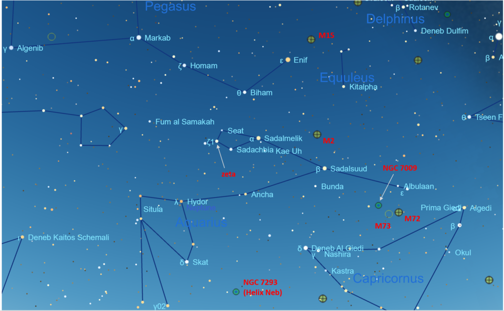 Roaming the October Skies - A Brief Tour of Aquarius - Cosmic Pursuits